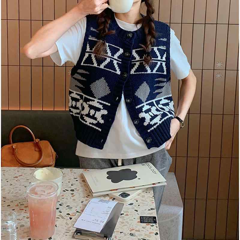 ・款式: カーディガン・衣長: ショート丈(40cm < 衣長 < 50cm)・ネックライン: ラウンドネック・柄: 配色・流行要素: 切替・素材: ポリエステル、ナイロン、綿・カラー: ブラック、ベージュ、ネイビー・サイズ: ...