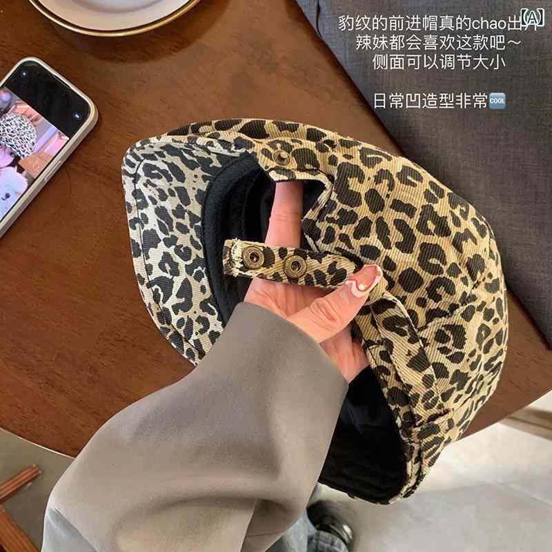 ・カテゴリ: ベレ帽・スタイル: ファッション通勤・主な素材: ポリエステル51-60%、ポリエステル31-50%・素材名: 綿ポリ・形状: ラウンドトップ・つば: ショートブリム・柄: レオパード・サイズ展開: 均一サイズ(54-59cm...