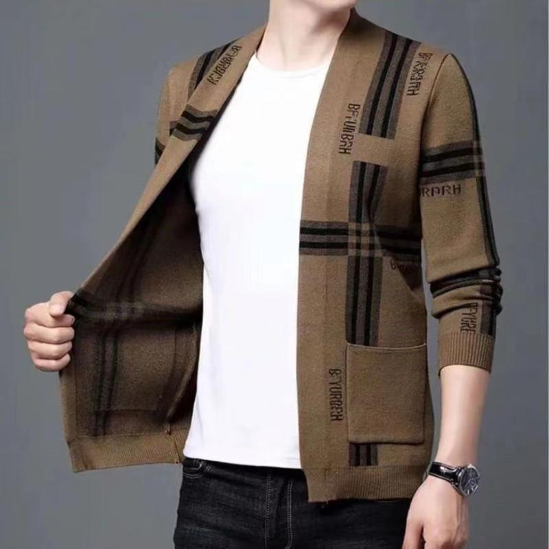 ・カテゴリ: ニット・スタイル: ビジネス・タイプ: カーディガン・対象: メンズ・フィット: ゆったり・ネックライン: ラウンドネック・袖丈: 長袖・厚さ: 薄手・柄: プリント・素材: ポリエステル・洗濯表示: 洗濯機洗い可・カラー: ...