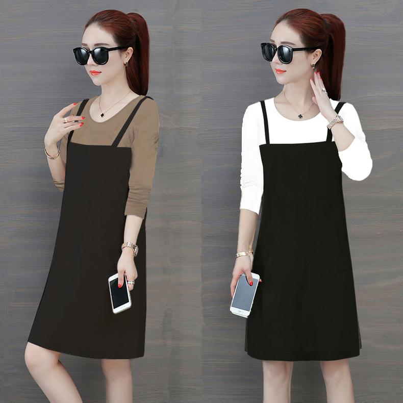 ・柄: プリント・スタイル: 通勤・スカート丈: ロング・スカートタイプ: タイト・ネックライン: ラウンドネック・袖丈: 長袖・ウエスト: ミドルウエスト・素材: ポリエステル・カラー: ホワイト、カーキ、ストライプ・サイズ: M、L、X...