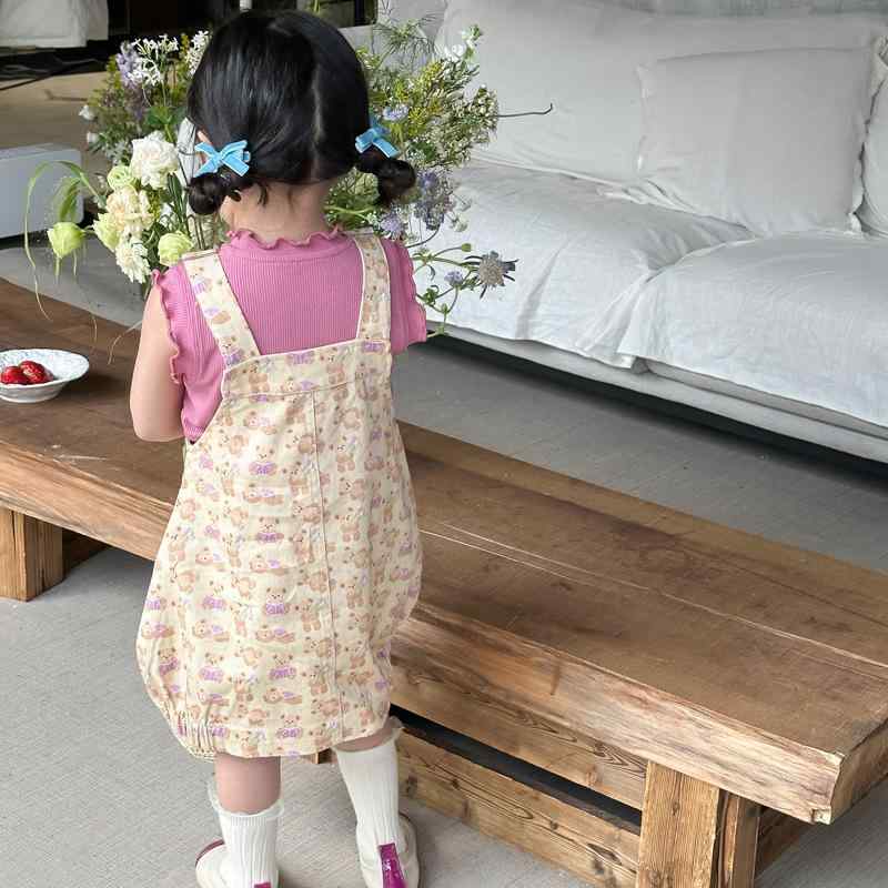 ・対象: 女の子・スタイル: 個性的・セット内容: 2点セット（背带裙、ベスト）・対象年齢: 3～8歳（100～140cm）・シーズン: 春、夏・袖丈: ノースリーブ・生地加工: 柔らか обработка・厚さ: 普通・素材: 綿・主な生...