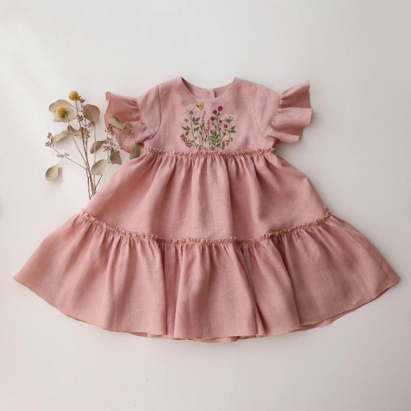 ・スタイル: 欧美・生地: 綿麻・スカートの種類: ワンピース・安全レベル: B類・主な生地の成分: 綿・主な生地の成分含有量: 70%・対象性別: 女・対象年齢: 婴幼童(1~3歳、80~100cm)・柄: 無地・実写画像: モデルなし・...