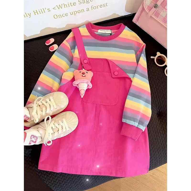 ・スタイル: 韩版・素材: 綿・スカートの種類: ワンピース・安全等級: B類・主な素材の含有量: その他・対象性別: 女の子・適切な年齢: 中小規模の子供(3~8歳、100~140cm)・柄: その他・モデル写真有無: 実写モデルあり・デ...