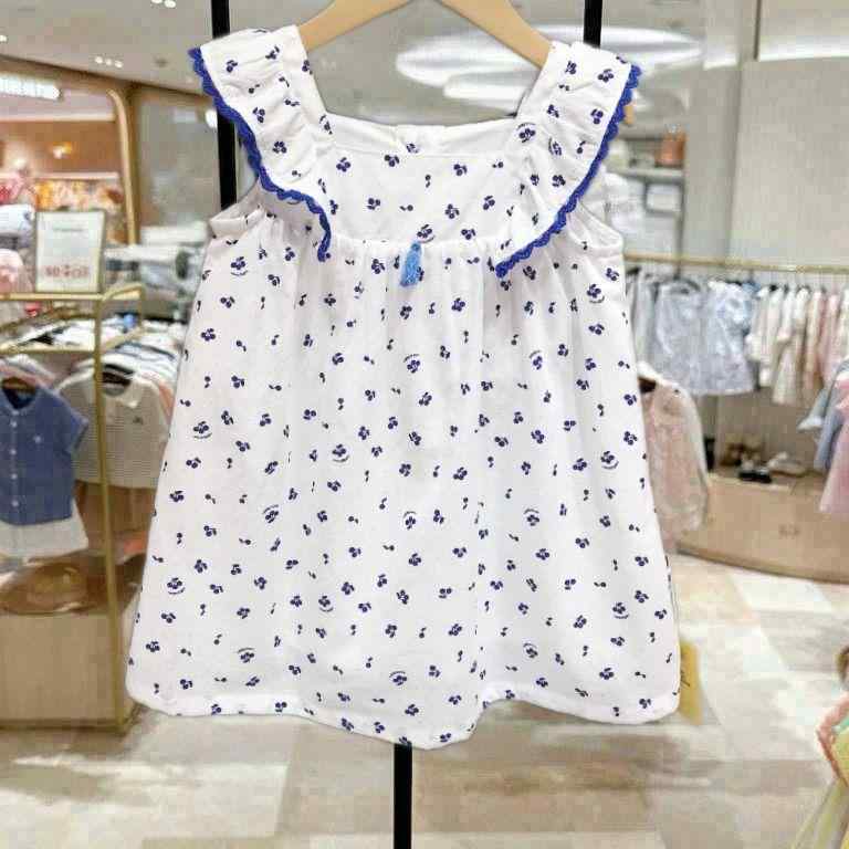 ・カテゴリ: ワンピース・スタイル: 韓国風・素材: 綿・主な素材: 綿90%・対象: 女児・対象年齢: 中小キッズ(3~8歳, 100~140cm)・柄: 漫画・生地: プリント・シーズン: 夏・実写: モデルなし・デザイン: サスペンダ...