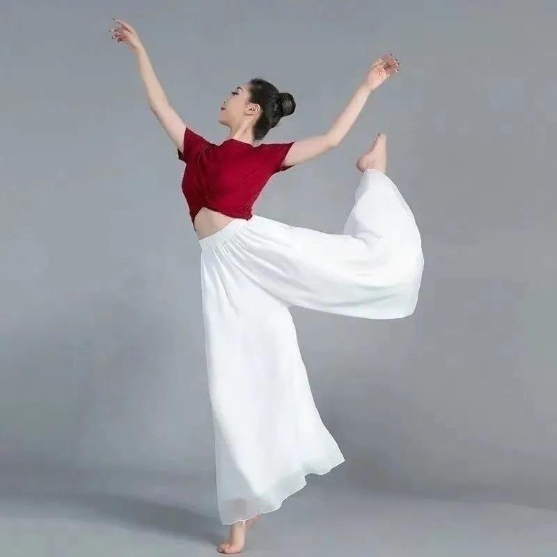 ・素材: ポリエステル、シフォン・スタイル: 無地・パンツ型: ワイドレッグ・パンツ丈: ロング・ウエスト: ハイウエスト・厚さ: 超薄手・デザイン: プリーツ・カラー: ホワイト、ブラック・サイズ: M, L, XL, 2XL, 3XL,...