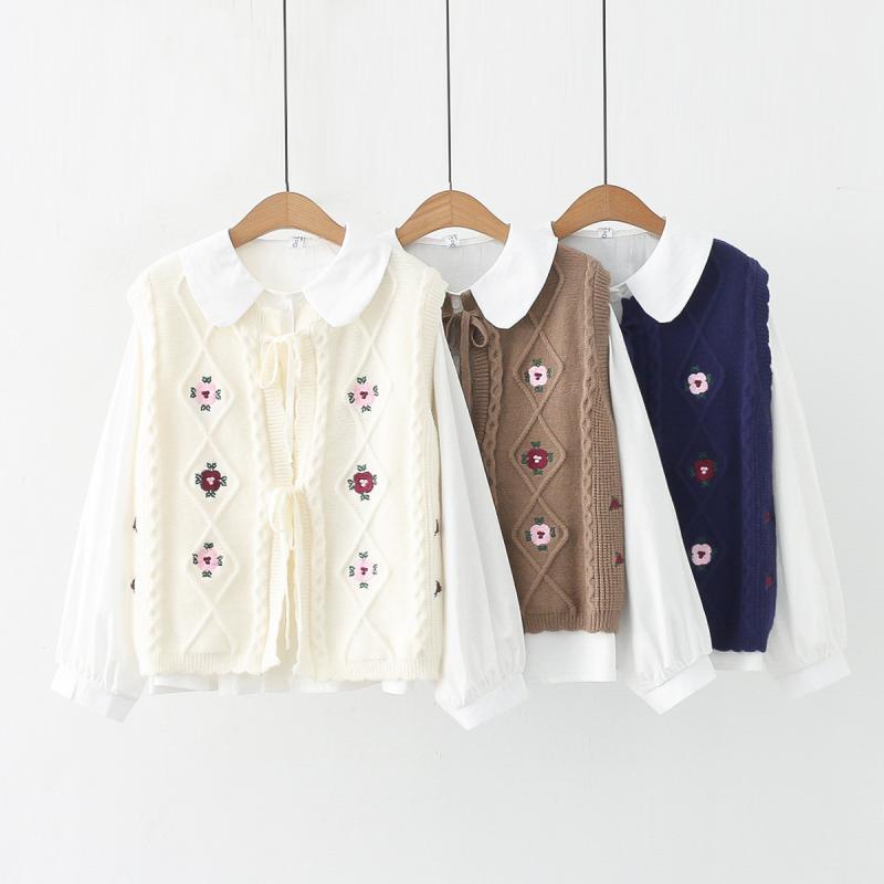 ・主な素材: 粘膠繊維30-50%・カラー展開: ベージュ、ブラウン、ネイビー・サイズ展開: S、M、L、XL・スタイル: フレッシュスイート・スタイル: プレッピー・商品タイプ: カジュアルセット・性別: 女性・袖型: 標準袖・袖丈: ノ...
