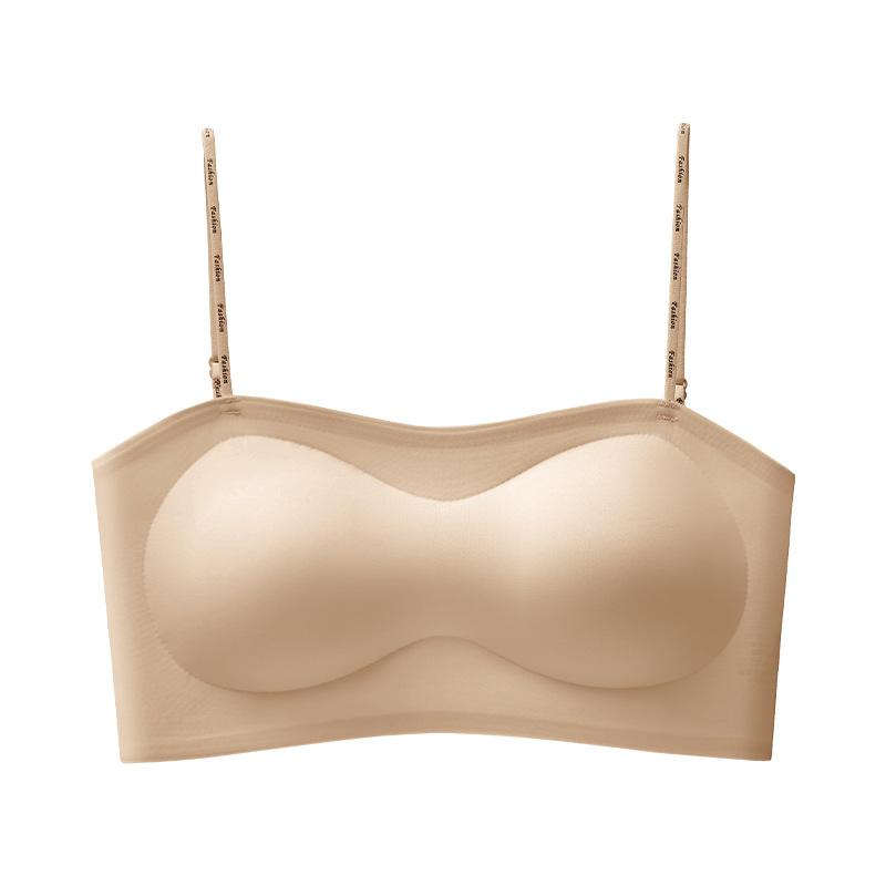 ・カテゴリ: 裹胸/抹胸・素材: 锦纶・機能: 裹胸、無痕、通気性、セクシー、美背、快適・色: ブラック、米白色、ピンクベージュ、浅ブルー・サイズ: 常规垫、加厚3cm厚垫・スタイル: セクシー・カップタイプ: 厚模杯・カップ仕様: 固定カ...