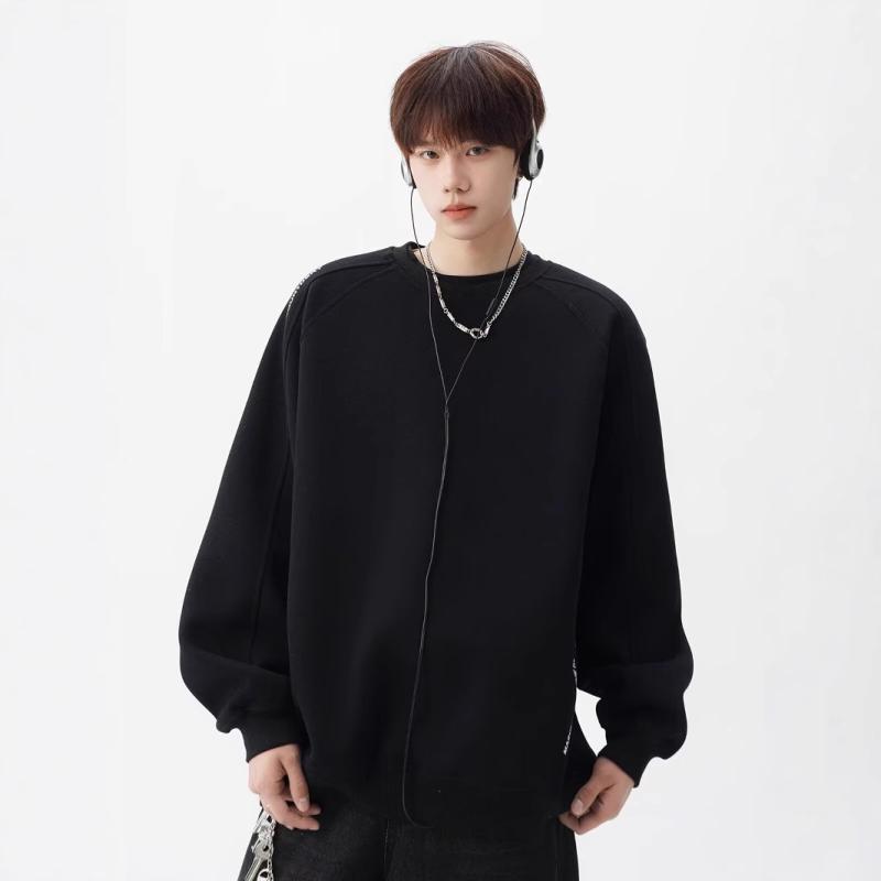 ・カテゴリ: トレーナー/スウェット・スタイル: アメリカンレトロ・袖丈: 長袖・ネックライン: クルーネック・柄: 無地・カラー: ブラック, ホワイトグレー, ダークブルー・サイズ: M, L, XL, XXL, XXXL・対象年齢: ...