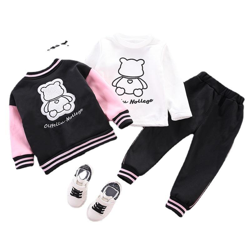 ・商品種別: 子供用セットアップ・対象: 男女兼用・スタイル: 韓国風・セット内容: パンツ, トップス, その他・対象年齢: 乳幼児(1~3歳, 80~100cm)・シーズン: 春, 秋・袖丈: 長袖・パンツ丈: 長ズボン・生地加工: 起...