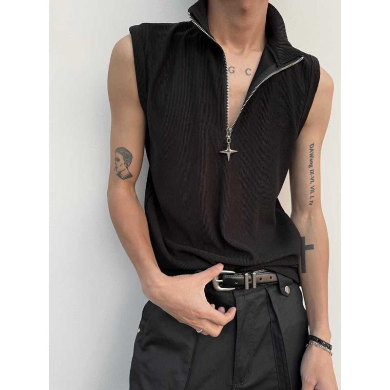 ・スタイル: その他・フィット: スリム・タイプ: プルオーバー・ネックライン: スタンドカラー・前立て: その他・フード: あり・厚さ: 薄手・柄: 無地・素材: ポリエステル・カラー: ブラック, ホワイト・サイズ: M, L, XL,...