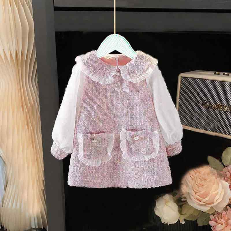 ・スタイル: チャイナドレス風・生地: 綿・スカートの種類: ワンピース・安全レベル: A・主な生地の組成: 綿95%・対象性別: 女の子・対象年齢: 中 ছোট పిల్ల (3〜8歳、100〜140cm)・柄: 無地・生地の加工: 柔ら...