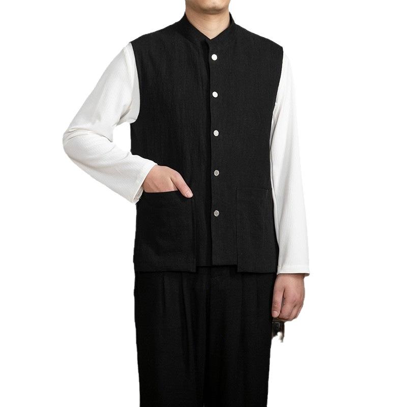 ・カテゴリ: 綿入れ・スタイル: 中国風・シルエット: ストレート・デザイン: カーディガン・襟の形: スタンドカラー・前立て: シングルブレスト・フード: なし・厚さ: 普通・柄: 図案・素材: 麻・メイン素材: 亜麻・メイン素材の含有量...