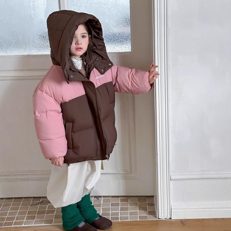 ・カテゴリ: キッズ服・対象: 男女兼用・スタイル: 韓国風・対象年齢: 8歳以上・メイン素材: 醋酯繊維・裏地素材: ポリエステル・中綿: 白ダックダウン・カラー: ピンク, ベージュ・対応身長: 120cm, 130cm, 140cm,...