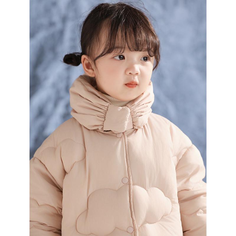 ・カテゴリ: 子供用ダウンジャケット・対象: 女児・対象年齢: 3～8歳 (100～140cm)・スタイル: 韓国風・柄: カートゥーン・画像: 実写モデル・種類: ダウンジャケット・丈: ミドル丈・フィット: ルーズ・安全レベル: A・生...