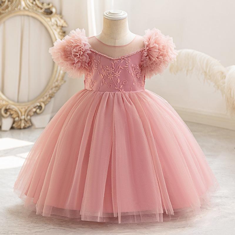 ・カテゴリ: 子供用フォーマルドレス・対象年齢: 3～8歳 (100～140cm)・性別: 女児・素材: 表地 ポリエステル100%、裏地 綿80%・スタイル: プリンセス・要素: プリンセス、チュール・種類: ドレス・カラー: ホワイト、...