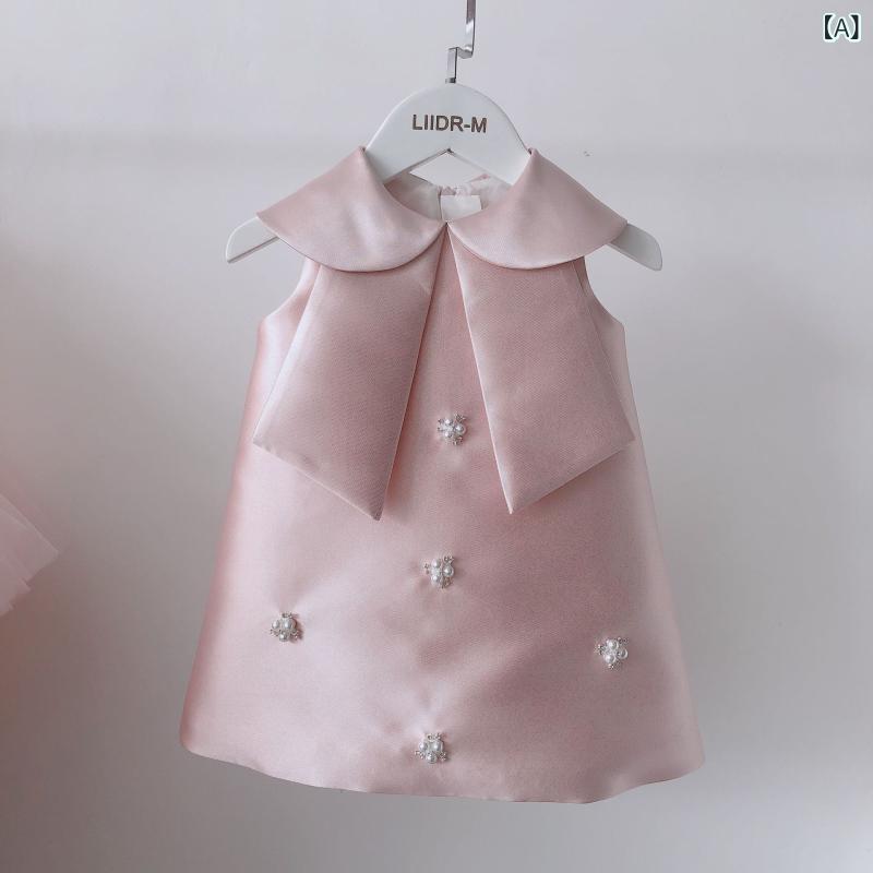 ・商品カテゴリ: 子供用礼服 ・対象年齢層: 中小キッズ(3~8歳、100~140cm) ・性別: 女の子 ・実物写真: モデルあり ・シーズン: 春、夏、秋、冬 ・生地の加工: プリーツ、コーティング、シャーリング、酵素洗い ・要素: キ...