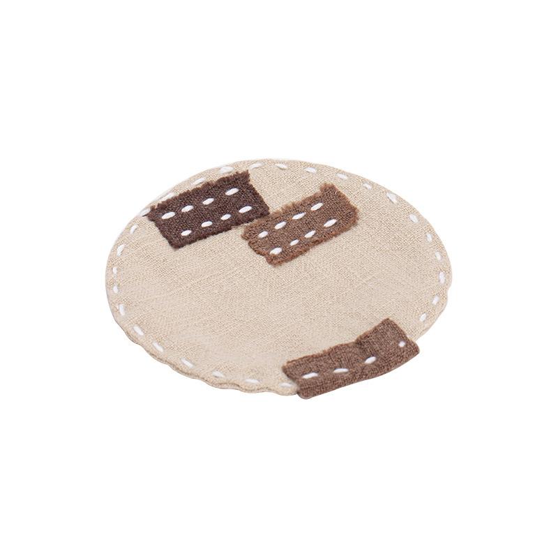 ・製品カテゴリ: 茶道アクセサリー・素材: 布・ロゴ印刷: 可・重量: 約200g・スタイル: 中華風・サイズ: 詳細は説明ページを参照・カラー: カップマット・仕様: 苧麻手縫いパッチコースター-丸型、苧麻手縫いパッチコースター-正方形