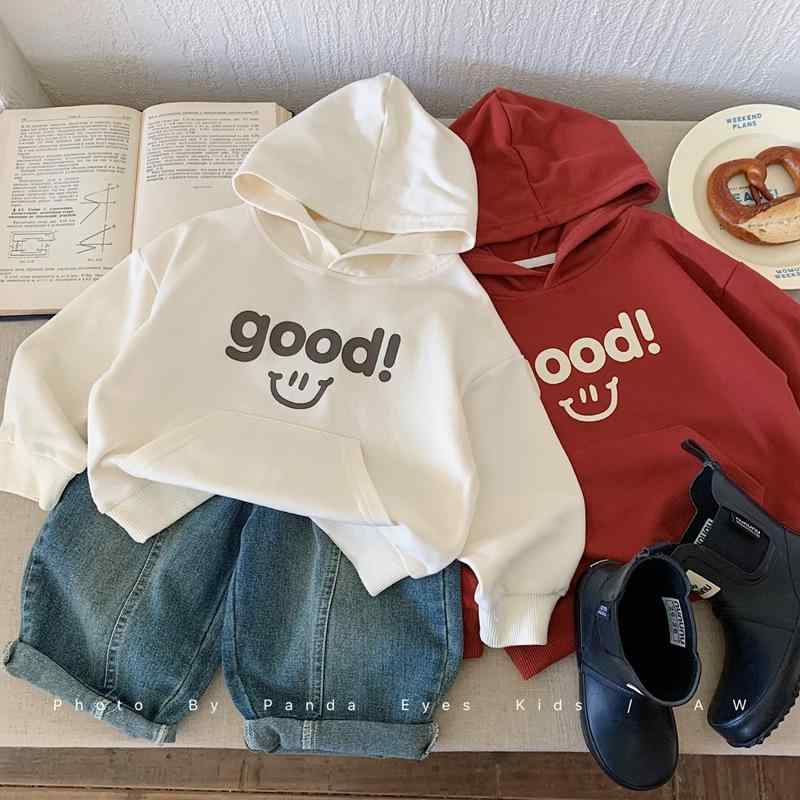 ・カテゴリ: 子供用トレーナー・スタイル: 韓国風・対象: 男女兼用・対象年齢: 3～8歳 (身長100～140cm)・シーズン: 春秋・生地: 綿・生地加工: 柔らか・柄: 無地、漫画・厚さ: 普通・袖丈: 長袖・タイプ: かぶり・フード...