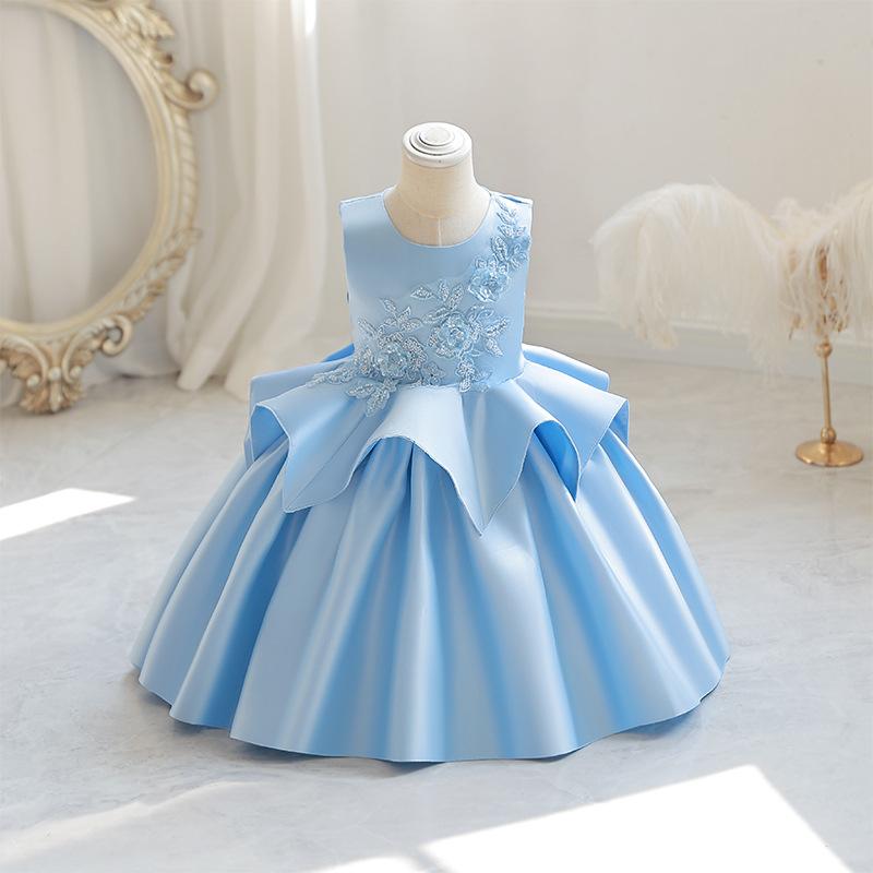 ・商品カテゴリ: 子供用礼服・対象年齢: 3～8歳 (100～140cm)・性別: 女児・生地: サテン・主な生地の組成: ナイロン、綿65%・裏地の組成: 綿65%・スタイル: 欧米風・要素: ボヘミアン、プリンセス、ネット、キャンディ・...