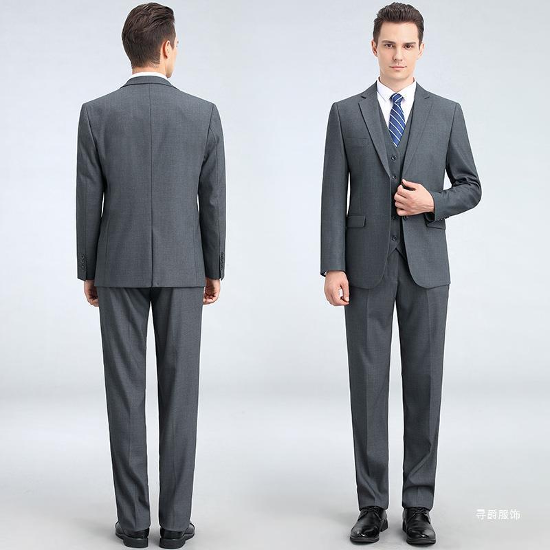 ・カテゴリ: ビジネス・スタイル: フォーマル・素材: ウール85%・襟: ノッチドラペル・ベント: センターベント・フィット: レギュラー・厚さ: 普通・ディテール: ボタン・カラー: グレー・サイズ: 165/46, 170/48, 1...