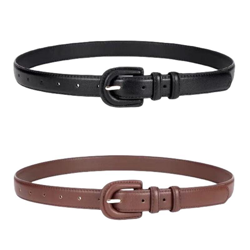 ・項目: 素材・値: 本革・項目: 革の質感・値: 二層牛革・項目: ベルトバックル素材・値: 本革・項目: バックル留め具・値: ピンバックル・項目: カラー・値: ブラック, 焦糖色, ブラウン, ワインレッド, コーヒー色・項目: ベ...