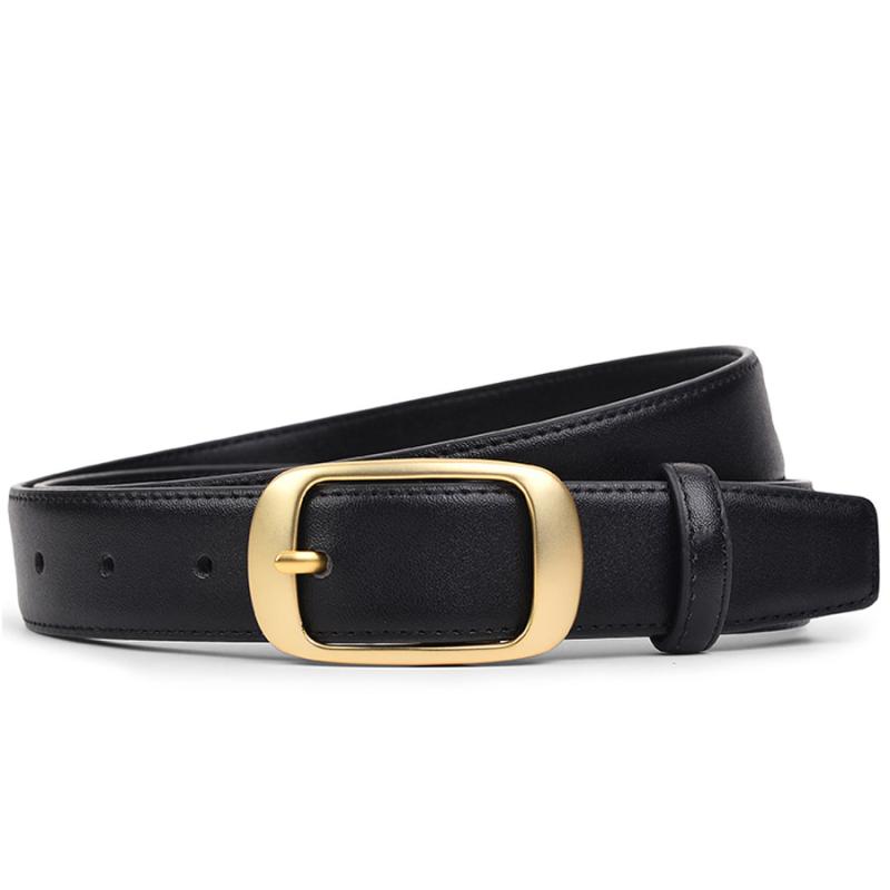 ・素材: 真皮 ・皮革の種類: 二層牛革 ・バックル素材: 合金 ・バックル留め具の種類: ピンバックル ・カラー: ブラック、ブラウン ・ベルト幅: 2～4cm ・長さ: 90cm、95cm、100cm、105cm、110cm、115cm...