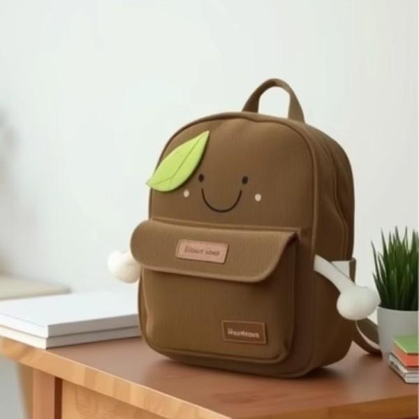 ・カラー: ホワイト、カーキ、グリーン・サイズ: フリー・対象: 男女兼用・シーン: 学校・素材: コーデュロイ、ポリエステル・スタイル: スイート・機能: 超軽量・柄: アニメ、漫画、プリント・ストラップ: 弧状