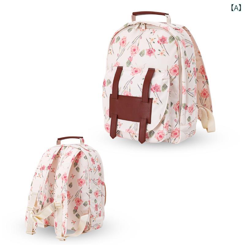 ・性別: 男女兼用・素材: PU・機能性: 防水、超軽量、抗菌、減圧、脊椎保護・スタイル: かわいい・流行の要素: 配色、留め具・カラー: 花柄、花柄（雅致花叢）、花柄（紫色花海）、鯨、星空・サイズ: フリーサイズ・適用シーン: 日常・適用...