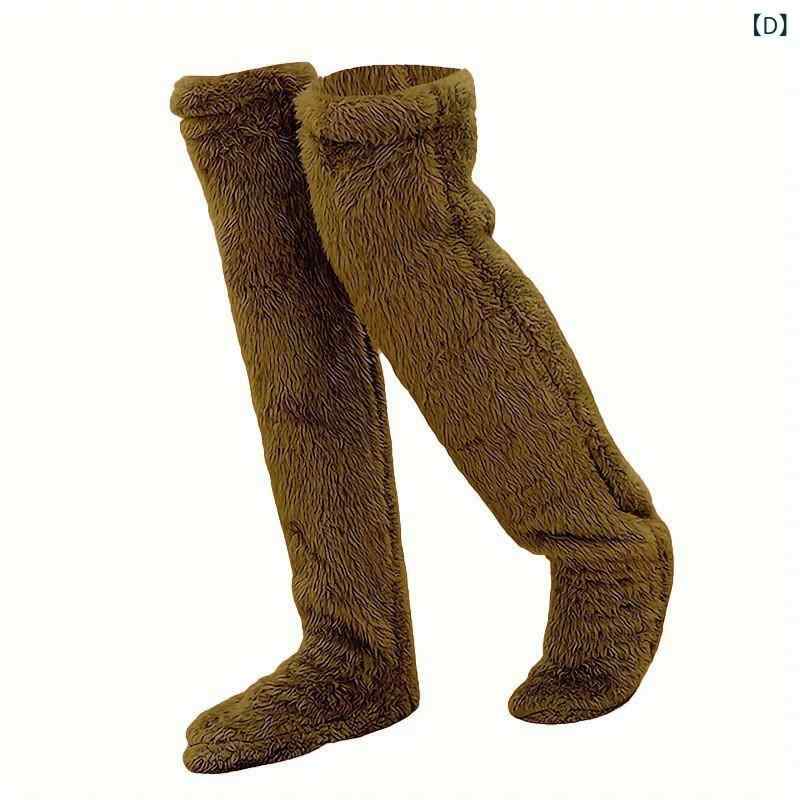 ・素材: 聚酯纤维95%以上・カテゴリ: カジュアルソックス・対象: 男女兼用・対象年齢: 18～40歳・長さ: オーバーニーソックス・柄: 無地・カラー: シルバーグレー, ブラウン, ダークグレー, ダークブラウン, ピンクパープル, ...