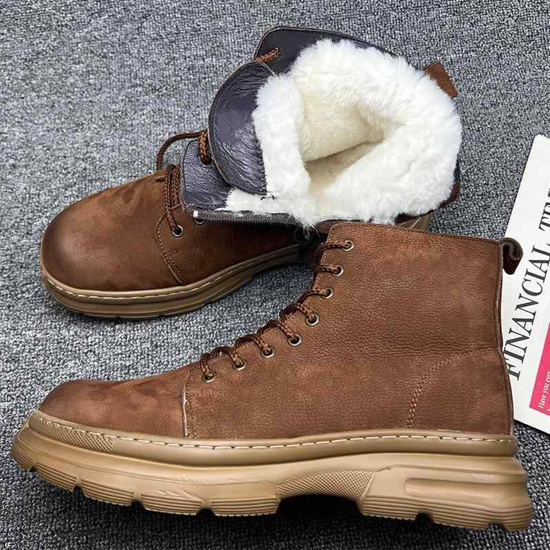 ・スタイル: レトロ・対象: メンズ・アッパー素材: 本革・対象場所: 床・カラー: ブラック, コーヒー・サイズ: 37, 38, 39, 40, 41, 42, 43, 44, 45・裏地素材: ウール・対象年齢: 成人・カテゴリ: ス...