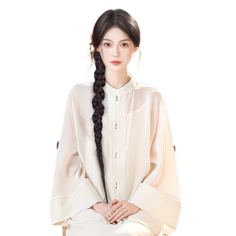 ・スタイル: ポニーテール・対象: 女性・加工方法: 機械製・ヘア素材: 高温ワイヤー・肌色: すべて・顔型: すべて・カラー: 自然な黒, 黒茶, ダークブラウン, ライトブラウン・製品カテゴリ: 付け毛ポニーテール