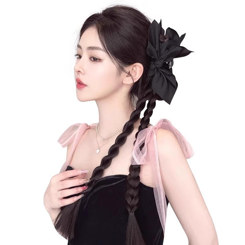 ・スタイル: 発束・対象者: 女性・素材: 高温丝・対象の肌の色: 全ての肌の色・対象の顔の形: 全ての顔の形・カラー: ブラウンブラック, ナチュラルブラック, ダークブラウン, ライトブラウン・製品カテゴリ: ウィッグポニーテール