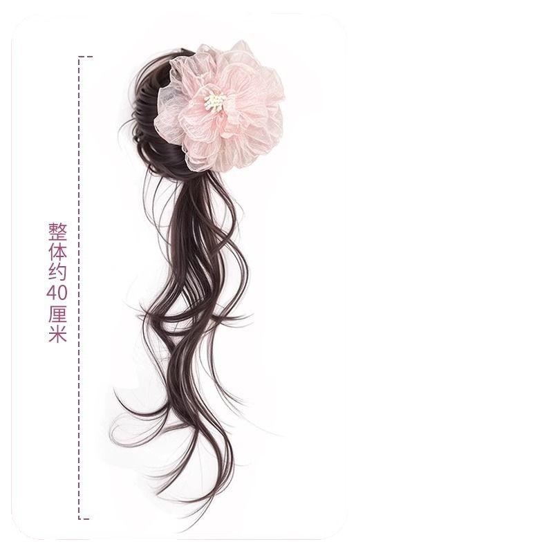 ・スタイル: 発包・適用対象: 女性・加工方法: 手編み・素材: 高温ワイヤー・適用肌: 全ての肌色・適用顔型: 全ての顔型・カラー: 黒茶色, 濃茶色, 冷茶色・製品カテゴリ: ウィッグ ポニーテール