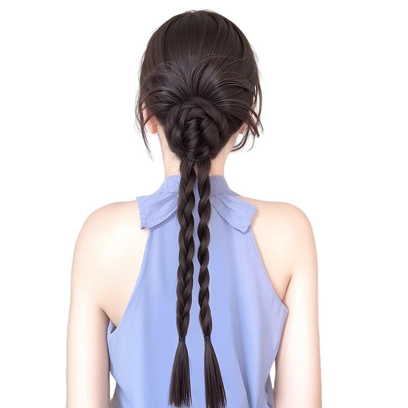 ・スタイル: 発包・対象: 女性・加工方法: 手織り・素材: 高温シルク・肌色: 全ての肌色に対応・顔型: 全ての顔型に対応・カラー: 自然黒, 棕色黒, 深棕色, 浅棕色・カテゴリー: 付け毛ポニーテール