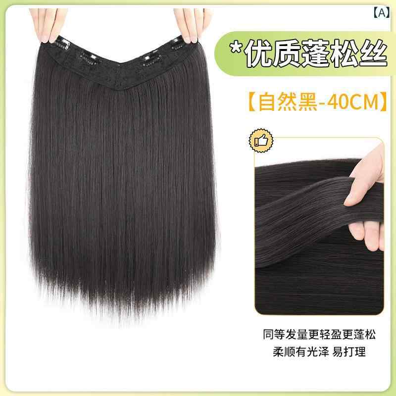 ・タイプ: V型ストレート・対象: 女性・製法: 機械製・染色/パーマ: 可能・素材: 高温シルク・対応肌色: 全て・種類: ストレート・長さ: 40cm、50cm、60cm、70cm・カラー: 自然黒、茶黒、ライトブラウン、ダークブラウン...