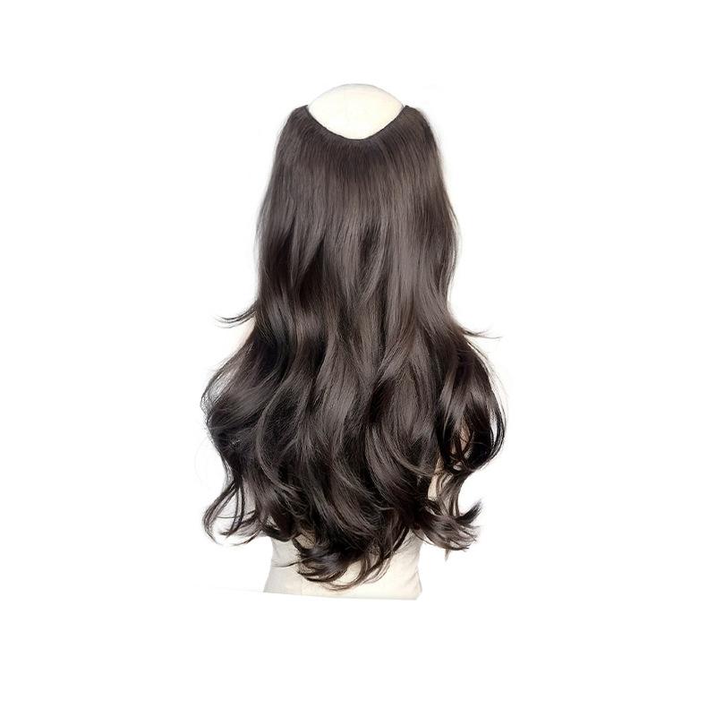 ・商品種類: ヘアピース・対象: 女性・加工方法: 機械製・染色・パーマ: 不可・素材: 高温シルク・対応肌色: 全肌色・タイプ: カール・長さ: 50cm・カラー: 自然な黒, 濃い茶色, 深い茶色