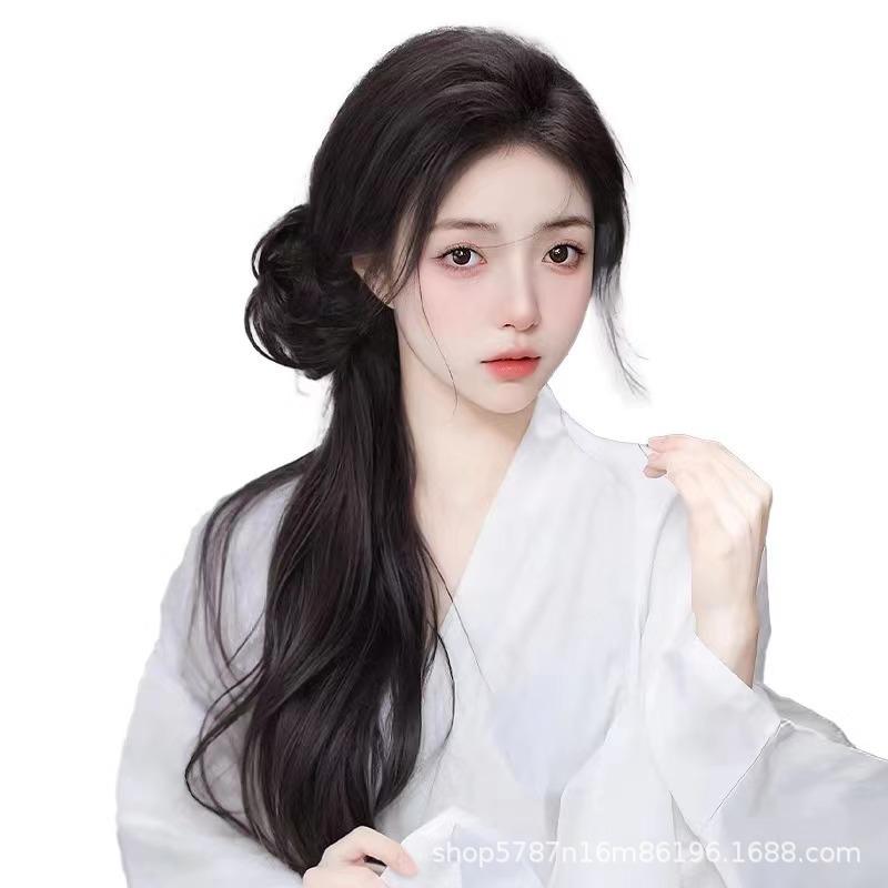 ・スタイル: 発束・対象: 女性・製法: 機械製・素材: 高温シルク・肌色: すべての肌色・顔型: すべての顔型・カラー: 自然な黒, 棕色黒, 深い茶色, 浅い茶色・カテゴリ: 付け毛ポニーテール