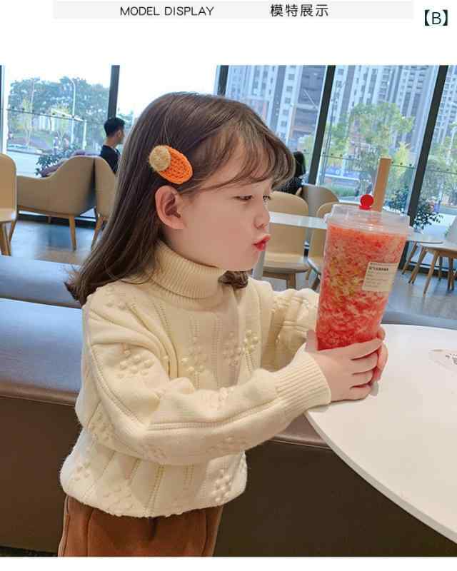 ・対象: 女児・生地加工: 柔らか・スタイル: 韓国風・対象年齢: 3～8歳 (100～140cm)・袖丈: 長袖・留め具: プルオーバー・柄: 無地、ドット・要素: かわいい、プリンセス、おしゃれ・生地: ニット・主素材: ポリエステル1...