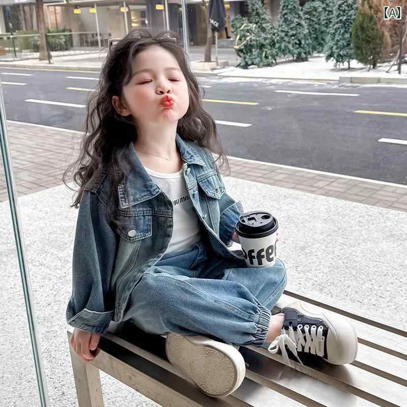 ・カテゴリ: 子供用セットアップ・対象: 女の子・スタイル: 韓国風・セット内容: トップス、パンツ・アイテム数: 2点・対象年齢: 3～8歳・対象身長: 90cm、100cm、110cm、120cm、130cm、140cm・袖丈: 長袖・...
