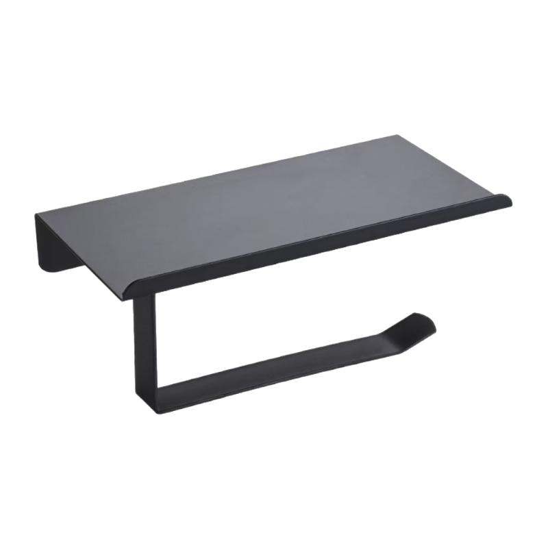 ・素材: 304ステンレス・表面処理: 研磨塗装・サイズ: 201, 304, ブラック・カラー: 光沢塗装・スタイル: 現代的ミニマリズム・機能: 巻紙ホルダー, スマホホルダー, ティッシュボックス