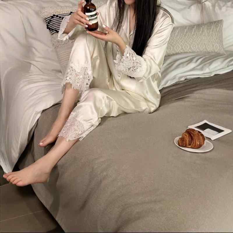・カテゴリ: セットアップ・スタイル: カーディガン・素材: ポリエステル・厚さ: 普通・ネックライン: 襟付き・袖丈: 長袖・パンツ丈: 長ズボン・機能: リラックス, 通気性, 睡眠, ホームウェア, 快適・対象: レディース・シーン:...