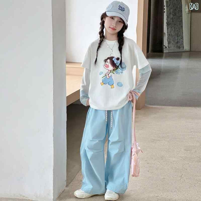 ・カテゴリ: 防嗮袖Tシャツ・スタイル: カジュアル・袖丈: 長袖・主な素材: 綿89%、化繊混紡・ネックライン: クルーネック・柄: 無地、卡通・カラー展開: ブルー、黄色・サイズ展開: 120cm、130cm、140cm、150cm、1...