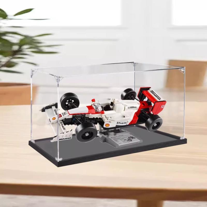・カテゴリ: デスクトップ収納ボックス・素材: PVC・機能: 防塵・収納場所: リビング、寝室、書斎、シューズボックス・用途: CD、リモコン、化粧品・スタイル: かわいい・容量: 18L・サイズ: (珍藏S级)黒色拉丝底座（模型は含まれ...