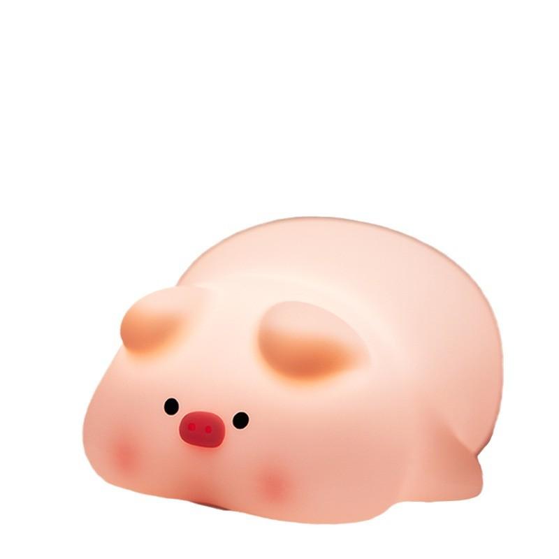 ・カテゴリ: 小夜灯・素材: シリコン・スタイル: かわいい・電源方式: 内蔵バッテリー・光源: 1W・機能: ナイトライト、ムードライト・スイッチ: タッチ式・電圧: 36V以下・サイズ: 120×114×67.5mm・ライト色: PIG...