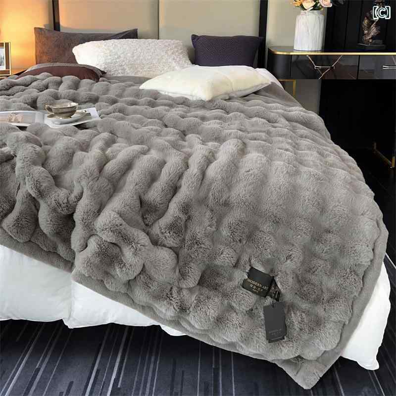 ・柄: 無地・スタイル: ヨーロピアン・色: キャメル、ピンク、グレー、コーヒー、ブルーグレー、グリーン、ワインレッド、レッド・サイズ: 200×230cm (約5.5kg)・種類: サンゴフリースブランケット・素材: その他