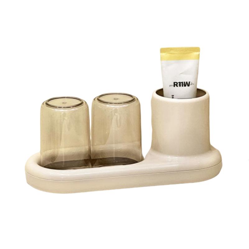 ・カテゴリ: 歯ブラシ立て・機能: 収納・素材: プラスチック・その他: 吊り下げタイプ・カラー: シンプル：シングルカップ、ドーパミン：2カップ（卓上）、ドーパミン：3カップ（壁掛け）、漫画：2カップ（卓上）、漫画：3カップ（壁掛け）、ベ...