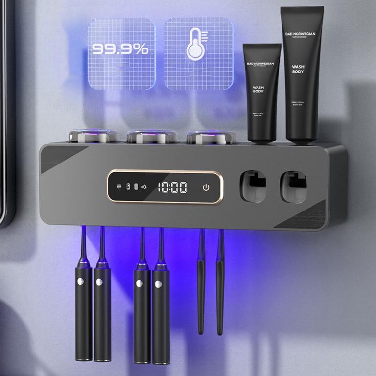 ・商品カテゴリ: 歯ブラシスタンド・機能: スマート機能、乾燥、紫外線殺菌、歯磨き粉ディスペンサー、穴あけ不要・素材: ABS+PP・取り付けタイプ: その他・ロゴ印刷: 可能・カラー: ホワイト、ガンメタリック・ブランド: 勤久