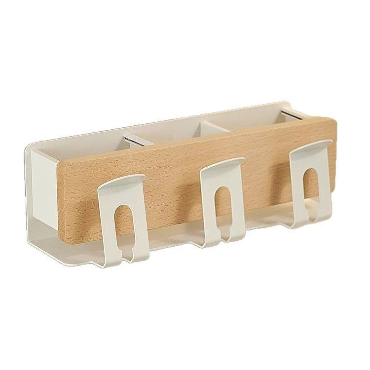 ・カテゴリ: 歯ブラシスタンド・機能: 収納、穴あけ不要・素材: 木材、アルミニウム合金・設置タイプ: その他・カラー: 白ブナ材（2人用/カップなし, 3人用/カップなし, 4人用/カップなし, 2人用/カップあり, 3人用/カップあり,...