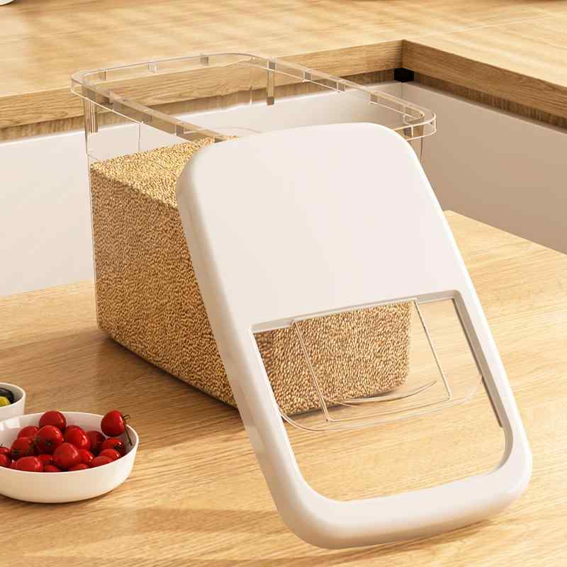 ・機能: 密封、防湿、防虫・素材: プラスチック (PP)・容量: 4L～5L・カラー: 透明白7.5kg、透明白10kg、透明白12.5kg、透明黒7.5kg、透明黒10kg、透明黒12.5kg、純白7.5kg、純白10kg、純白12.5...