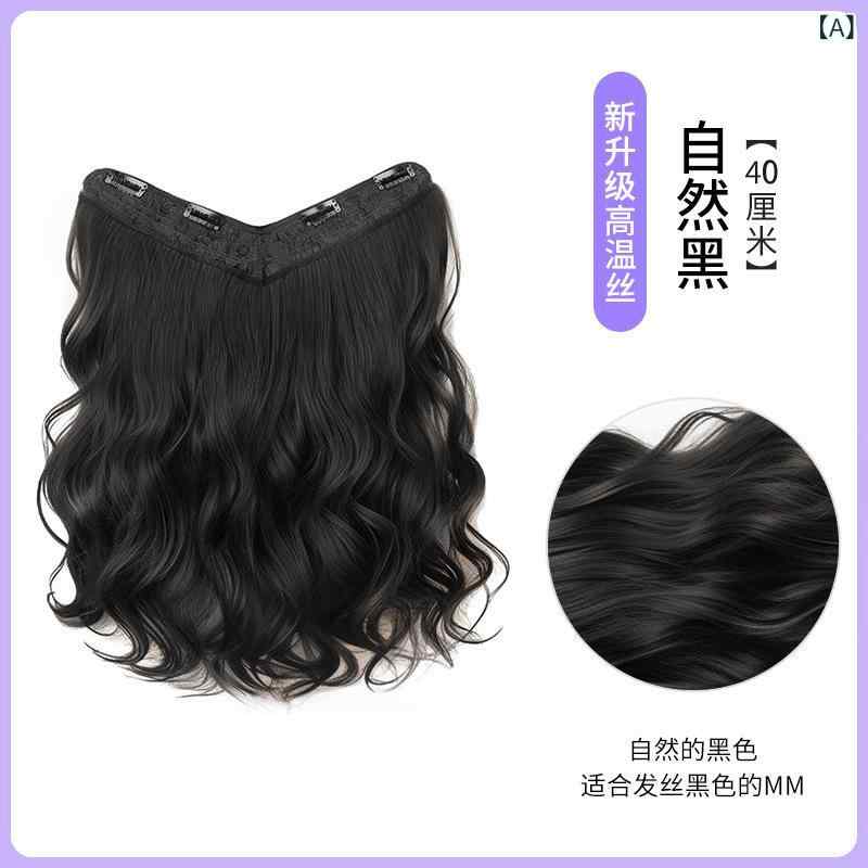 ・適用対象: 女性・処理方法: メカニカル・染色/パーマ: 非対応・ヘア素材: 高温シルク・適用肌色: すべて・ヘアピース種類: カール・ヘアピース長さ: 40cm、50cm、60cm、70cm・カラー: 自然な黒、ダークブラウン、ライトブ...